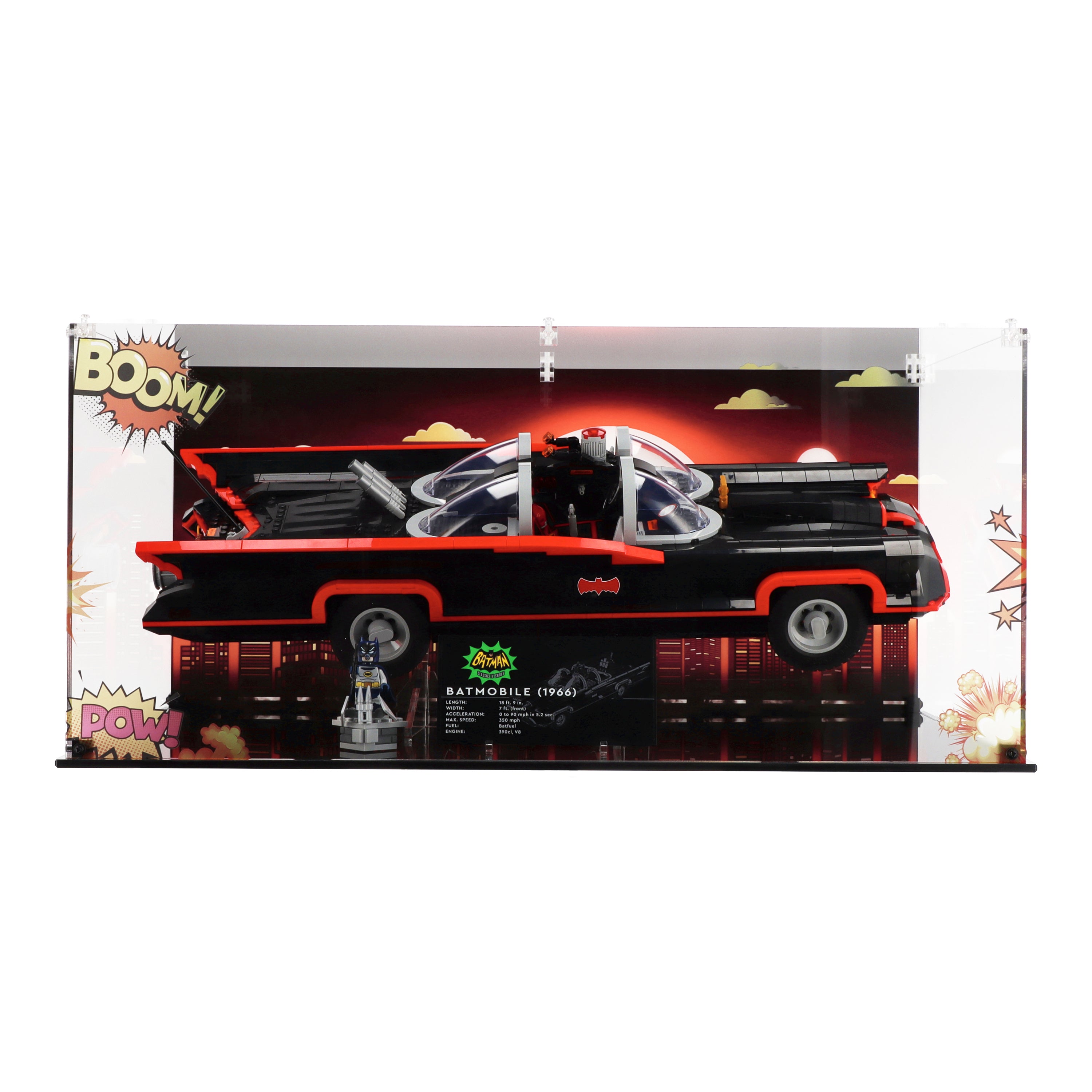 Lego 76328 Batman: The Classic TV Series Batmobile - Display Case