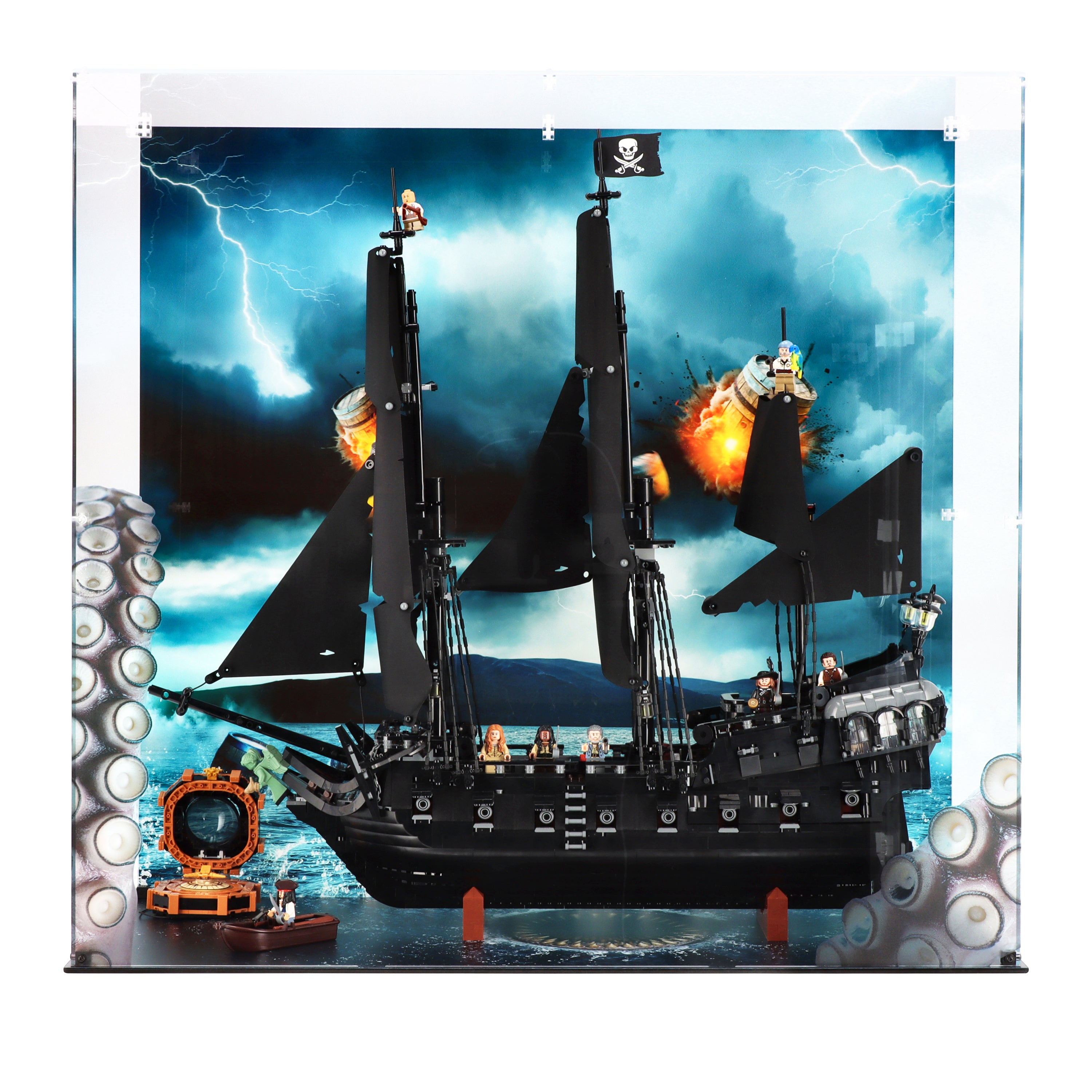 LEGO 10365 Captain Jack Sparrow's Pirate Ship - Display Case