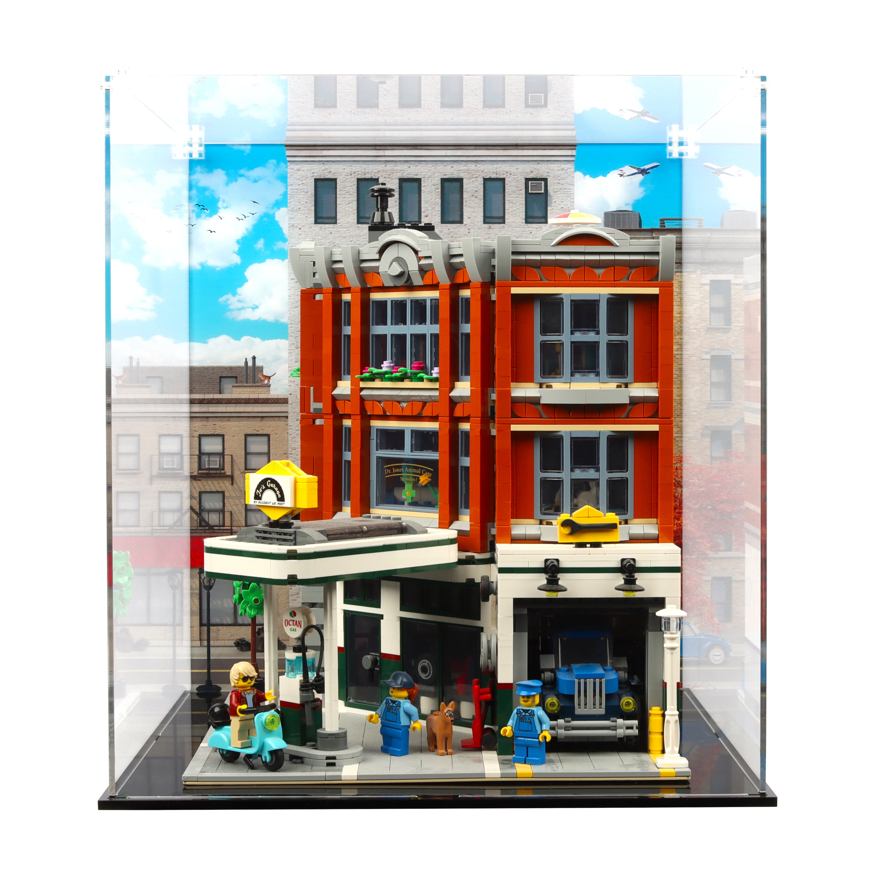 Lego 10264 Corner Garage - Display Case – Uniquedisplay.co.uk