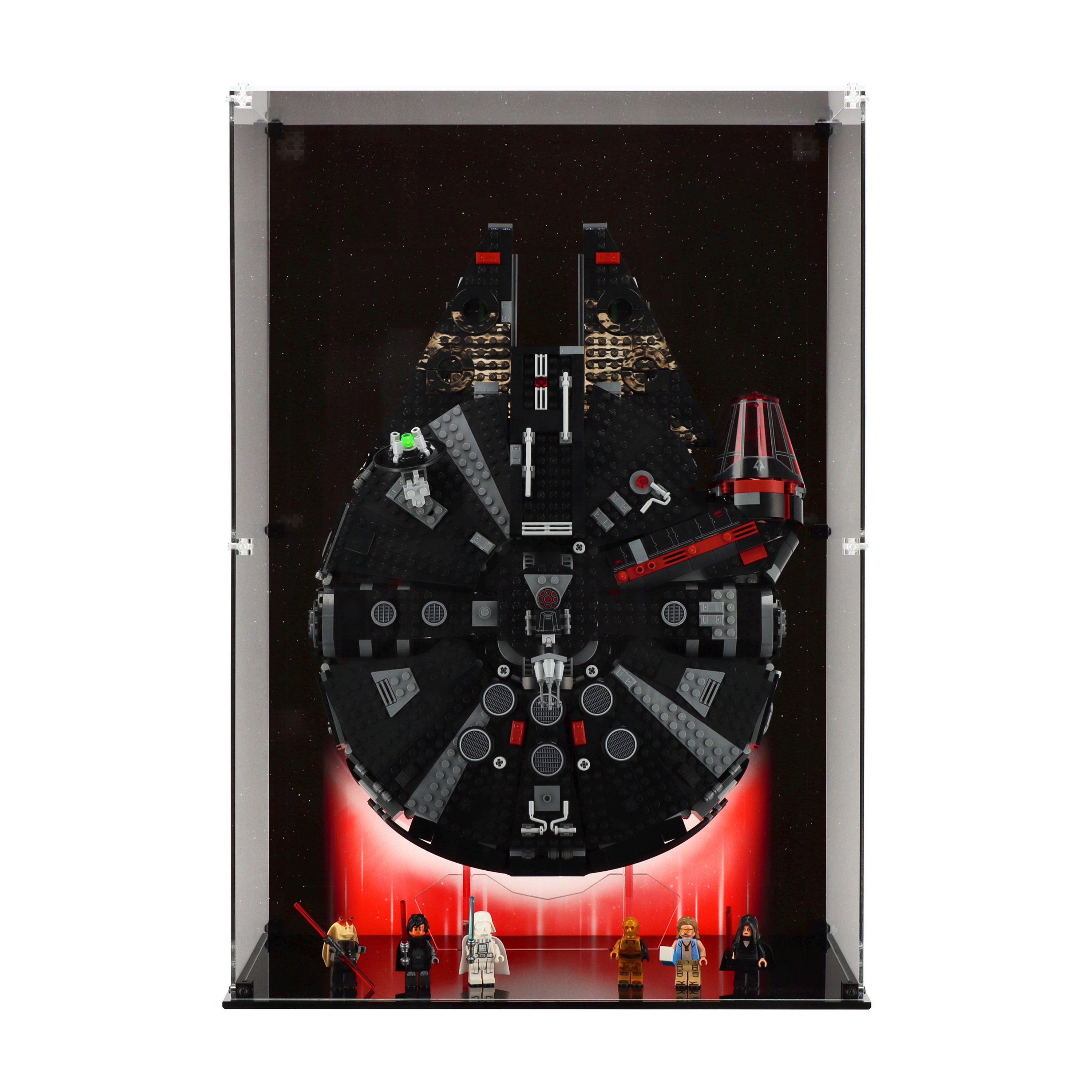 Lego 75389 The Dark Falcon - Display Case - Vertical – Uniquedisplay.co.uk