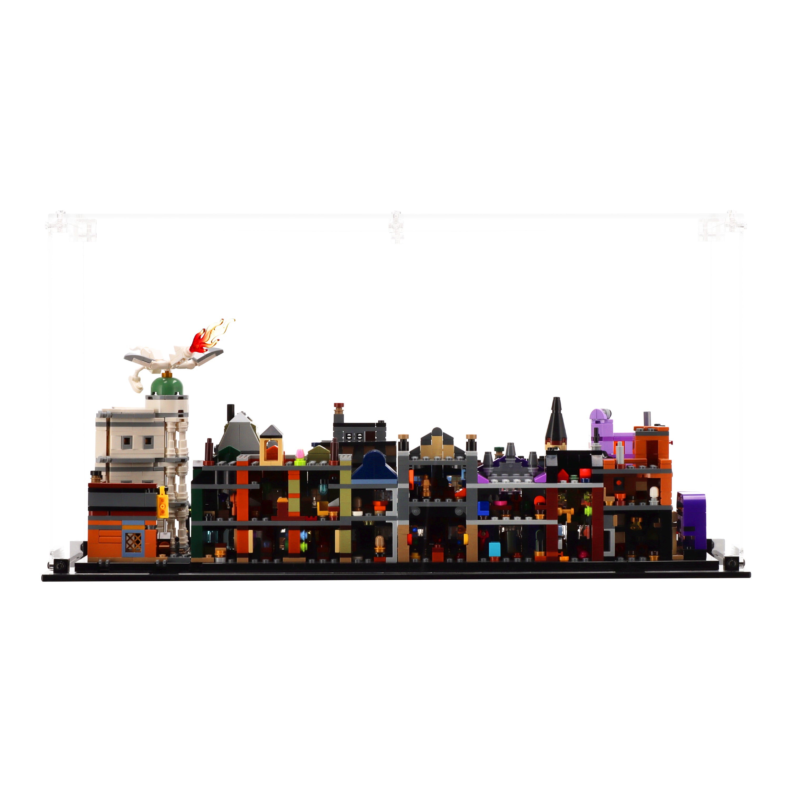 LEGO 76444 Diagon Alley Wizarding Shops - Display Case
