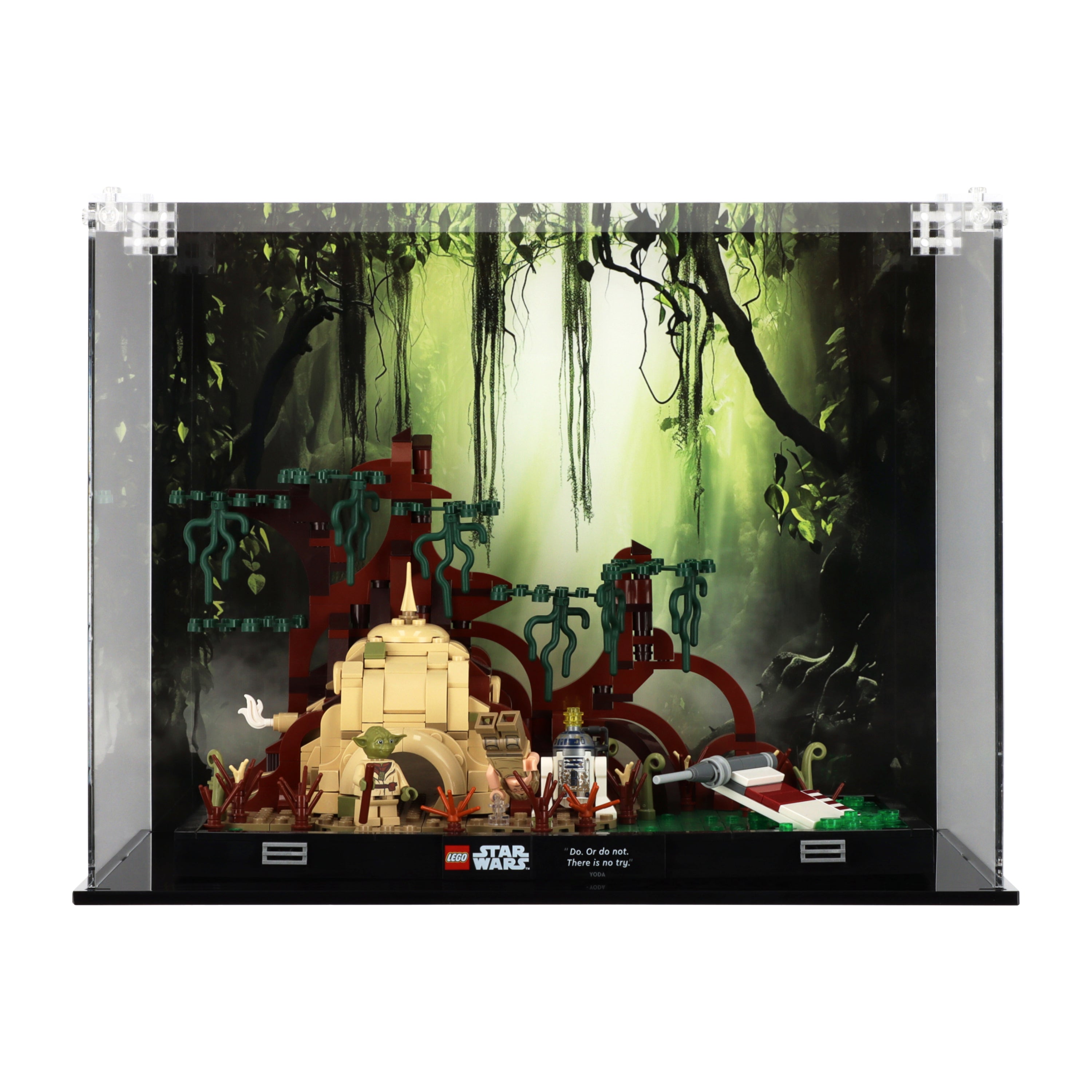 Lego 75330 Dagobah Jedi Training Diorama - Display Case – Uniquedisplay ...