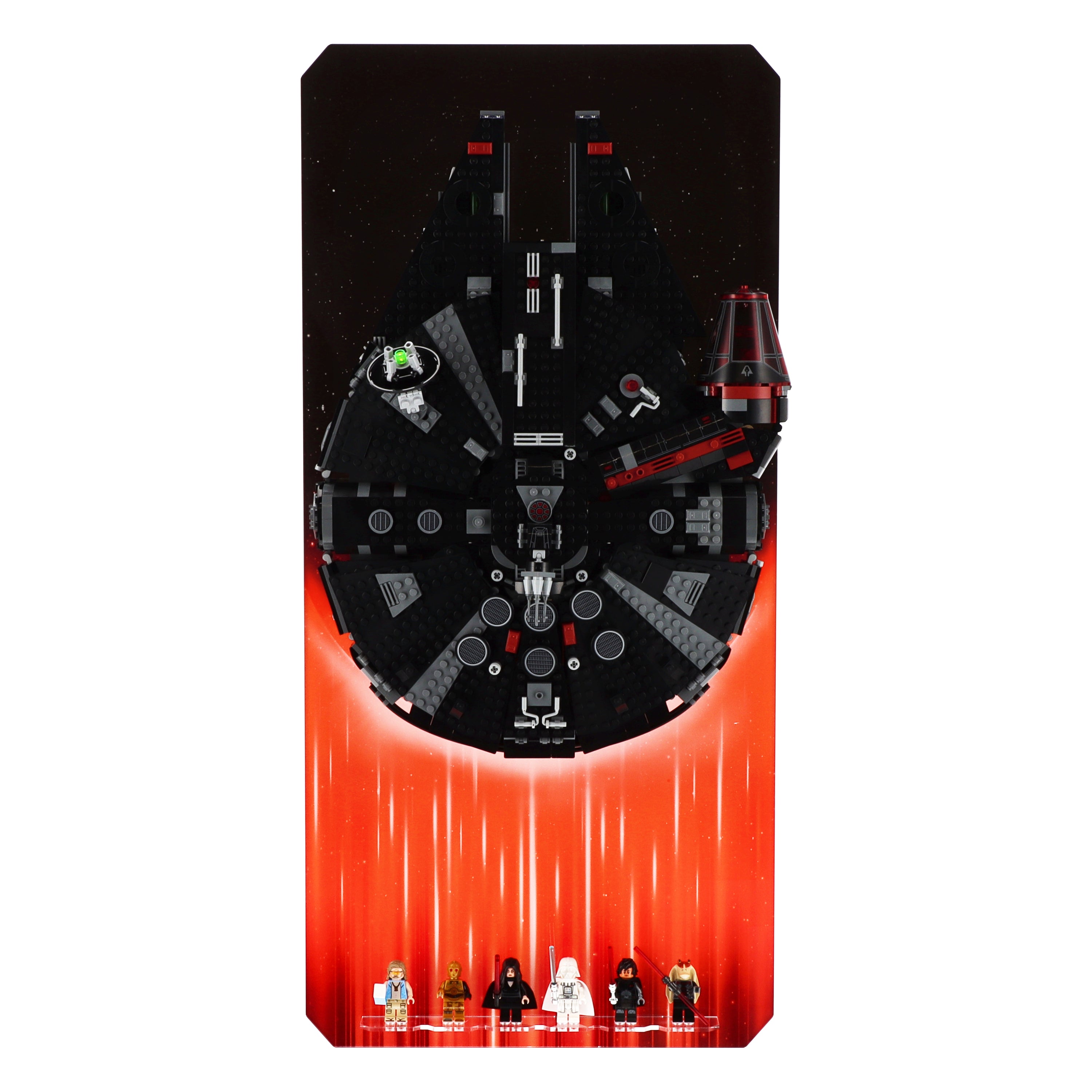 Wall Mounted Display Stand for Lego 75389 Star Wars The Dark Falcon ...