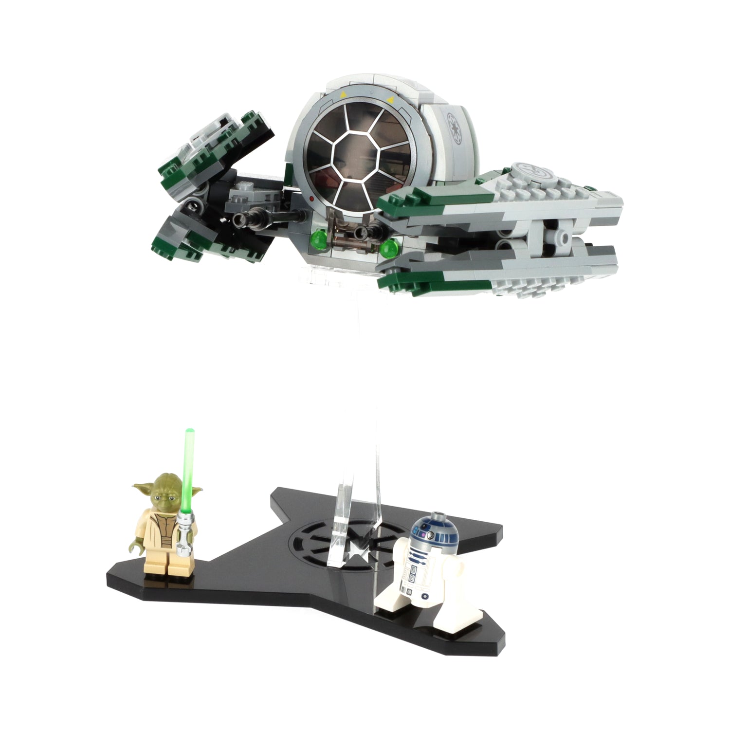 Lego 75360 Yoda's Jedi Starfighter Display Stand – Uniquedisplay.co.uk