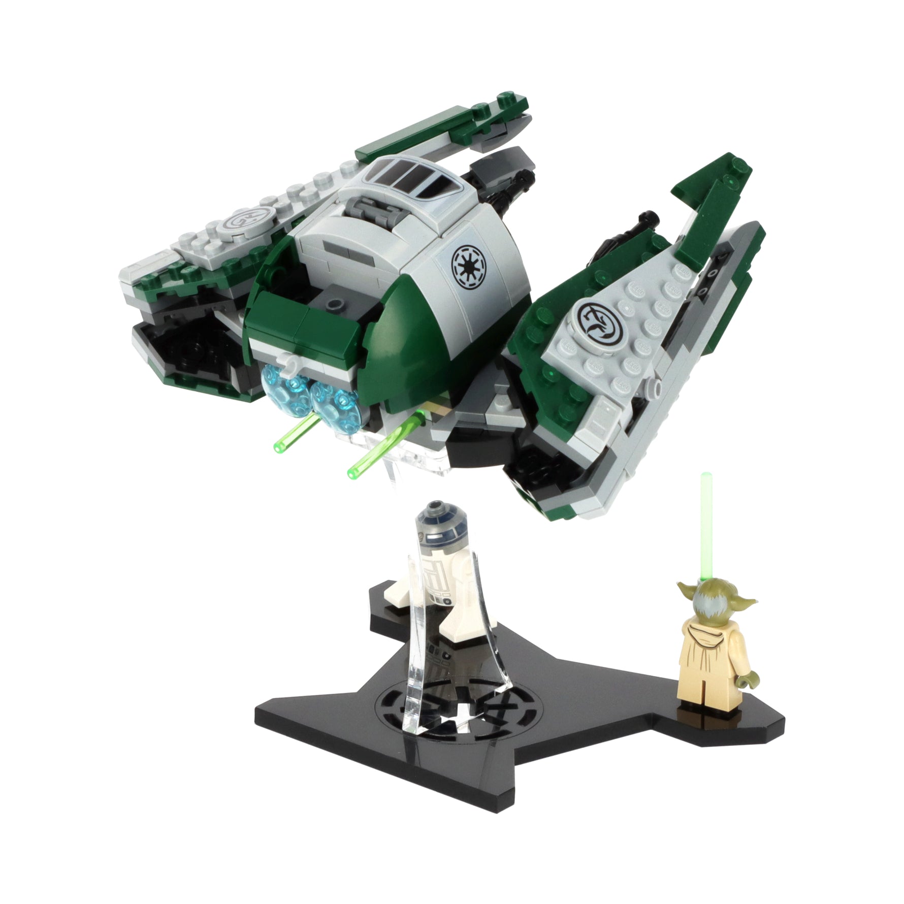 Lego 75360 Yoda's Jedi Starfighter Display Stand – Uniquedisplay.co.uk