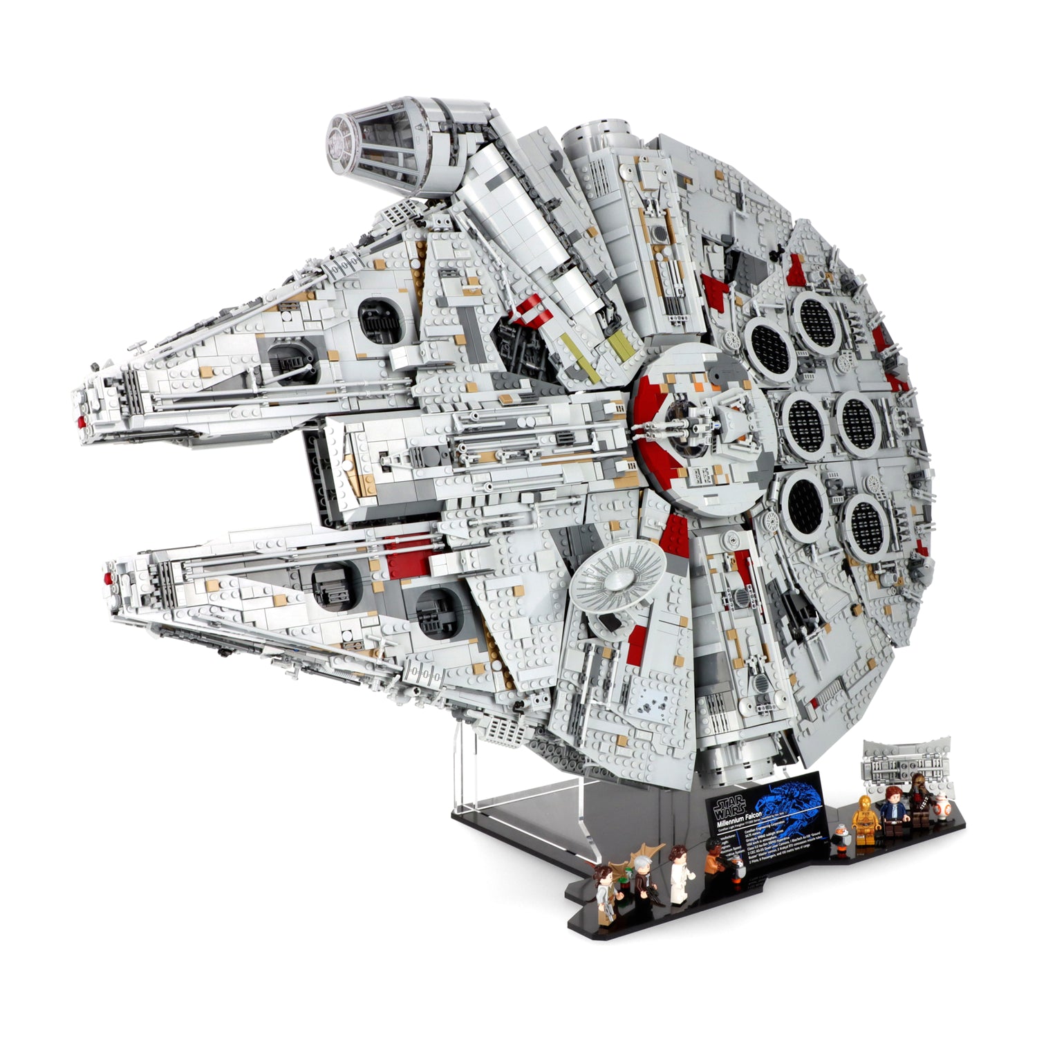 LEGO 75192 Star Wars Millennium Falcon - Display Stand – Uniquedisplay ...