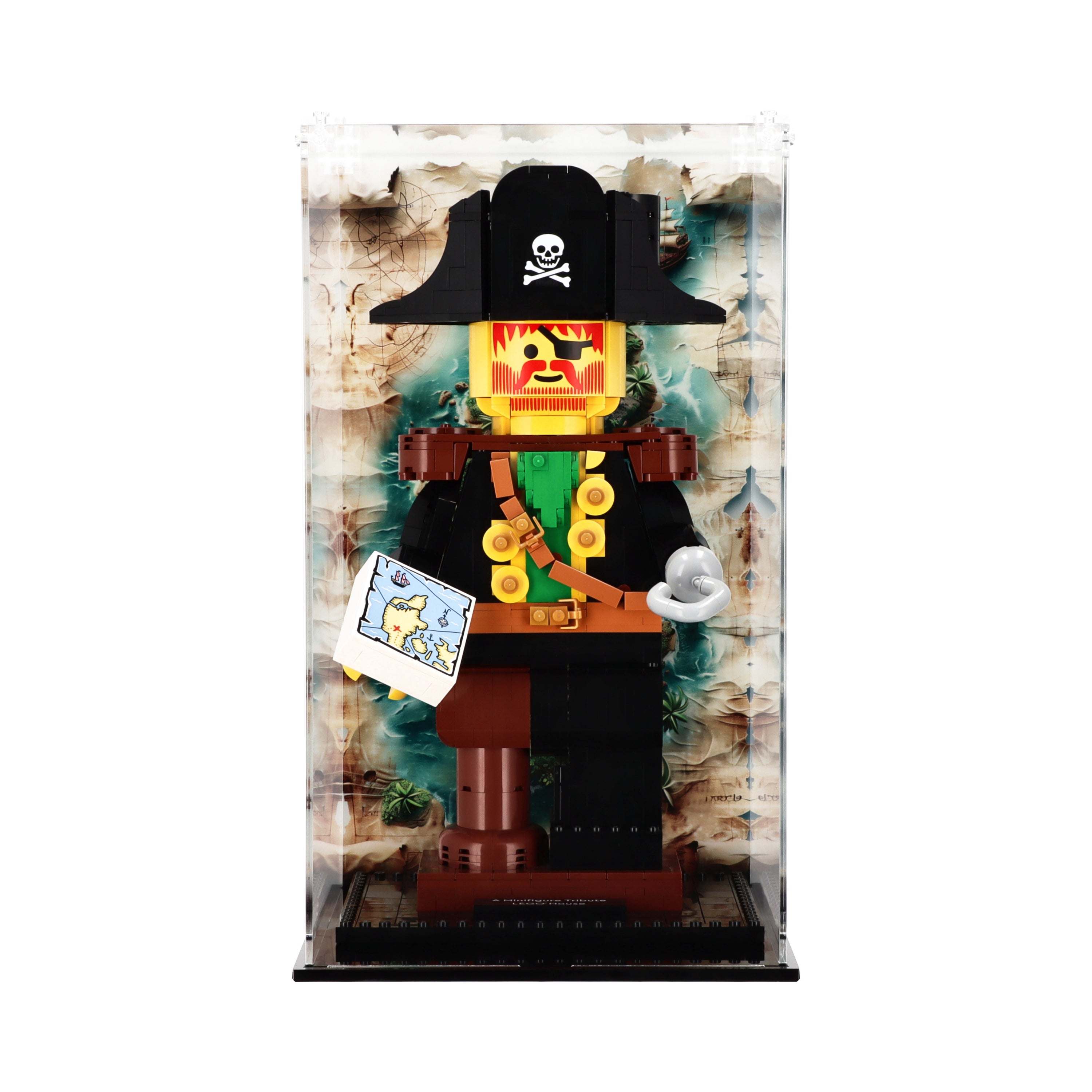 LEGO House 40504 Captain Redbeard Pirate - Display Case – Uniquedisplay ...
