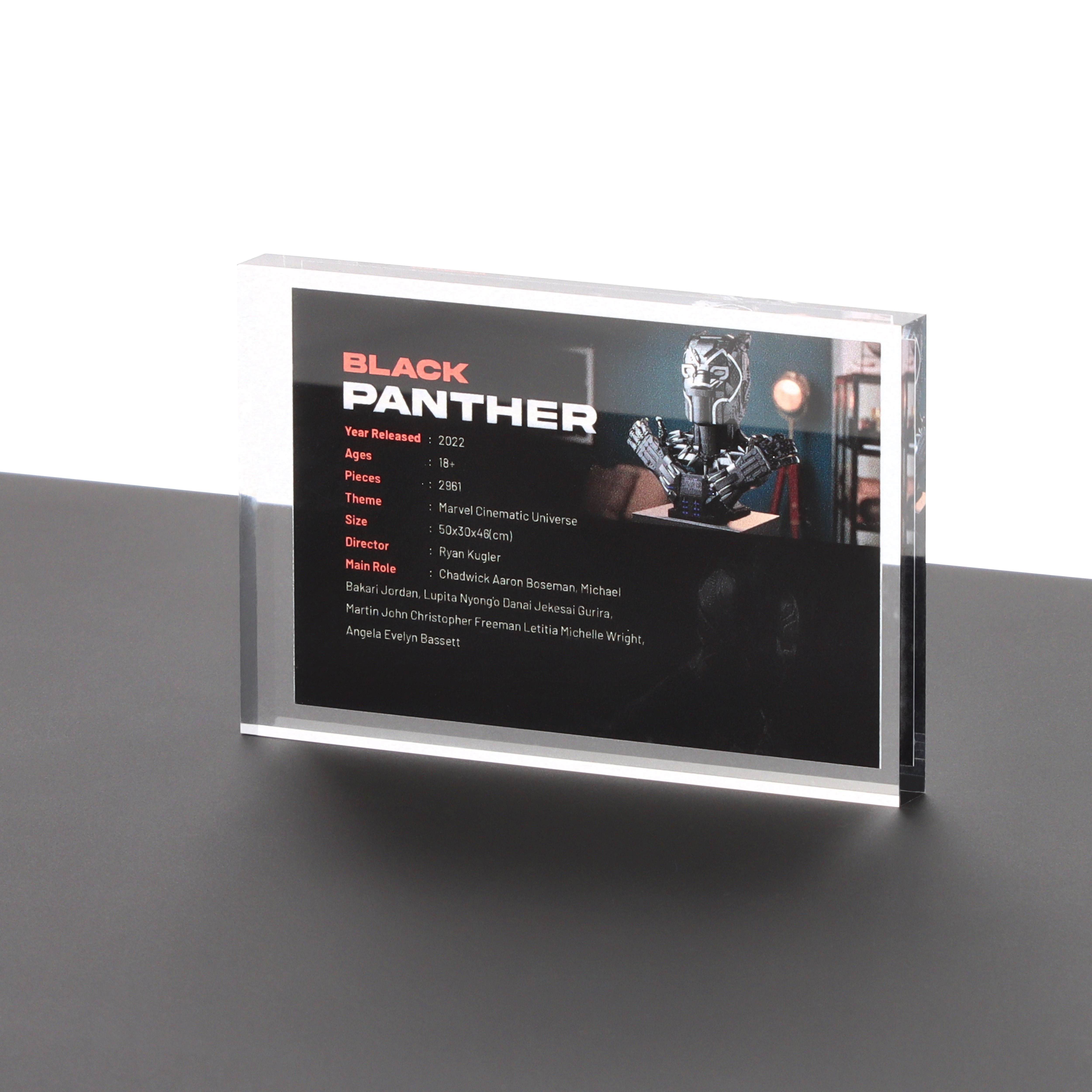 Lego 76215 Black Panther - Display Plaque – Uniquedisplay.co.uk