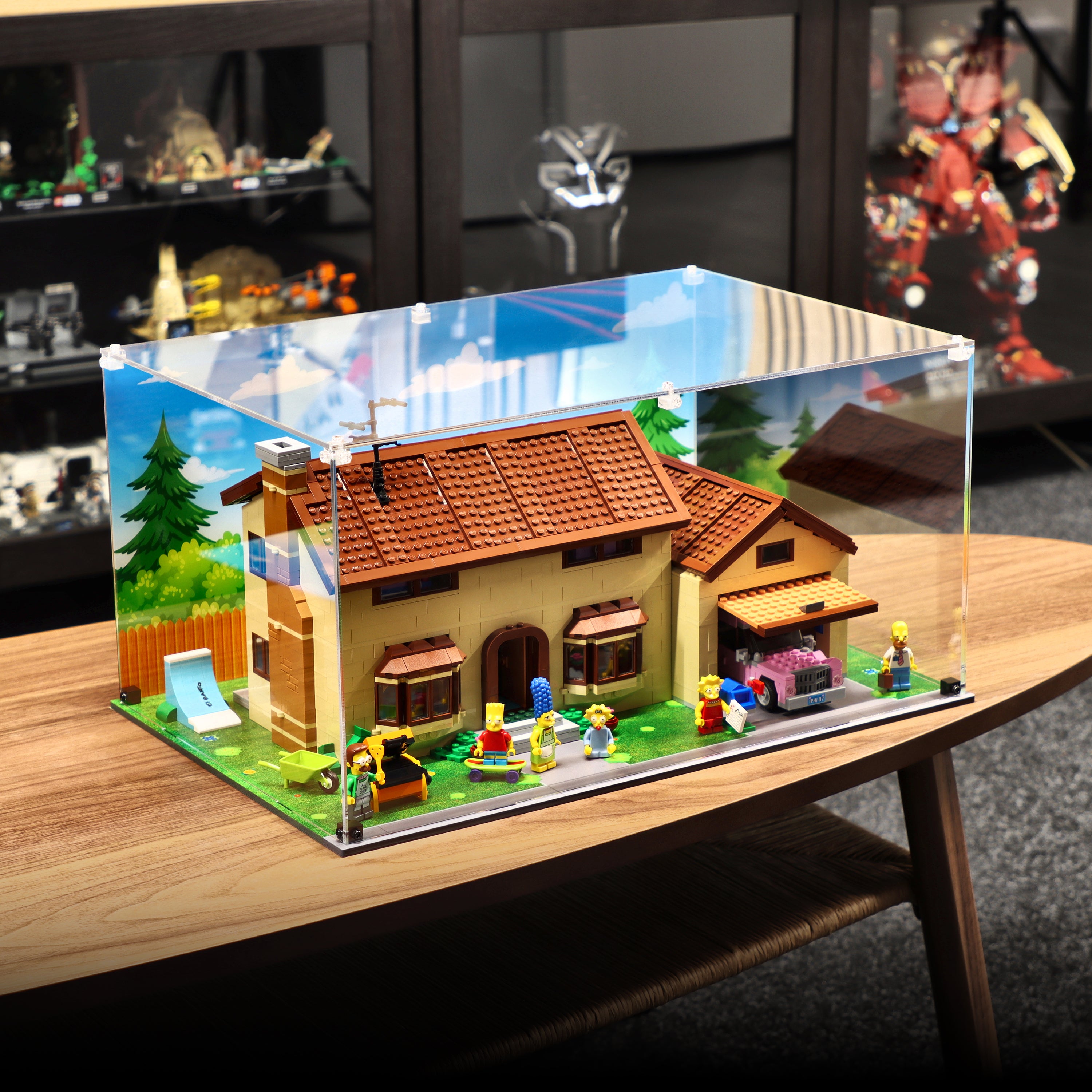 LEGO 71006 The Simpsons House - Display Case