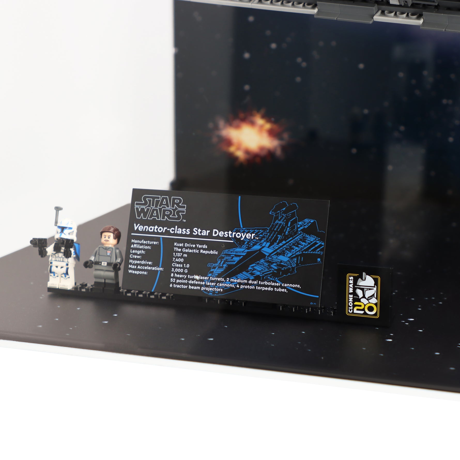 Lego 75367 Venator Class Republic Attack Cruiser - Display Case ...