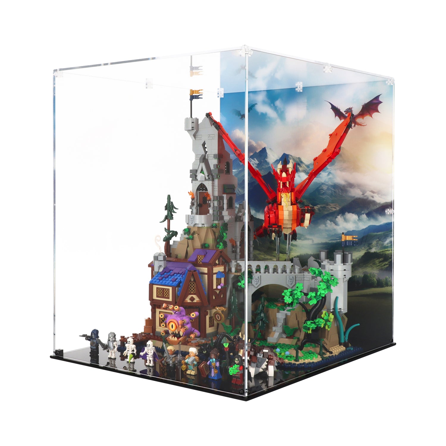 Lego 21348 Dungeons & Dragons: Red Dragon's Tale - Display Case