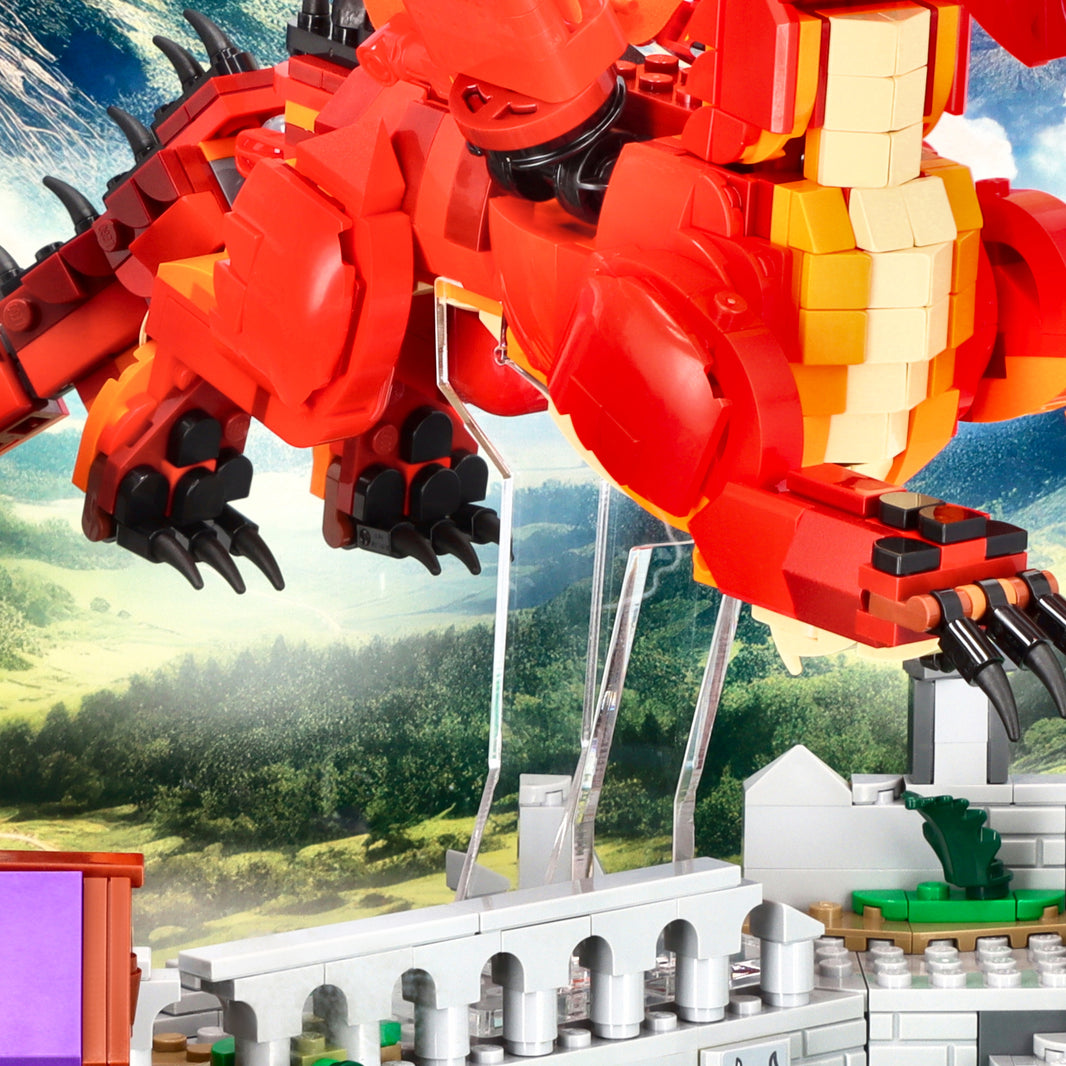 Lego 21348 Dungeons & Dragons: Red Dragon's Tale - Display Case ...