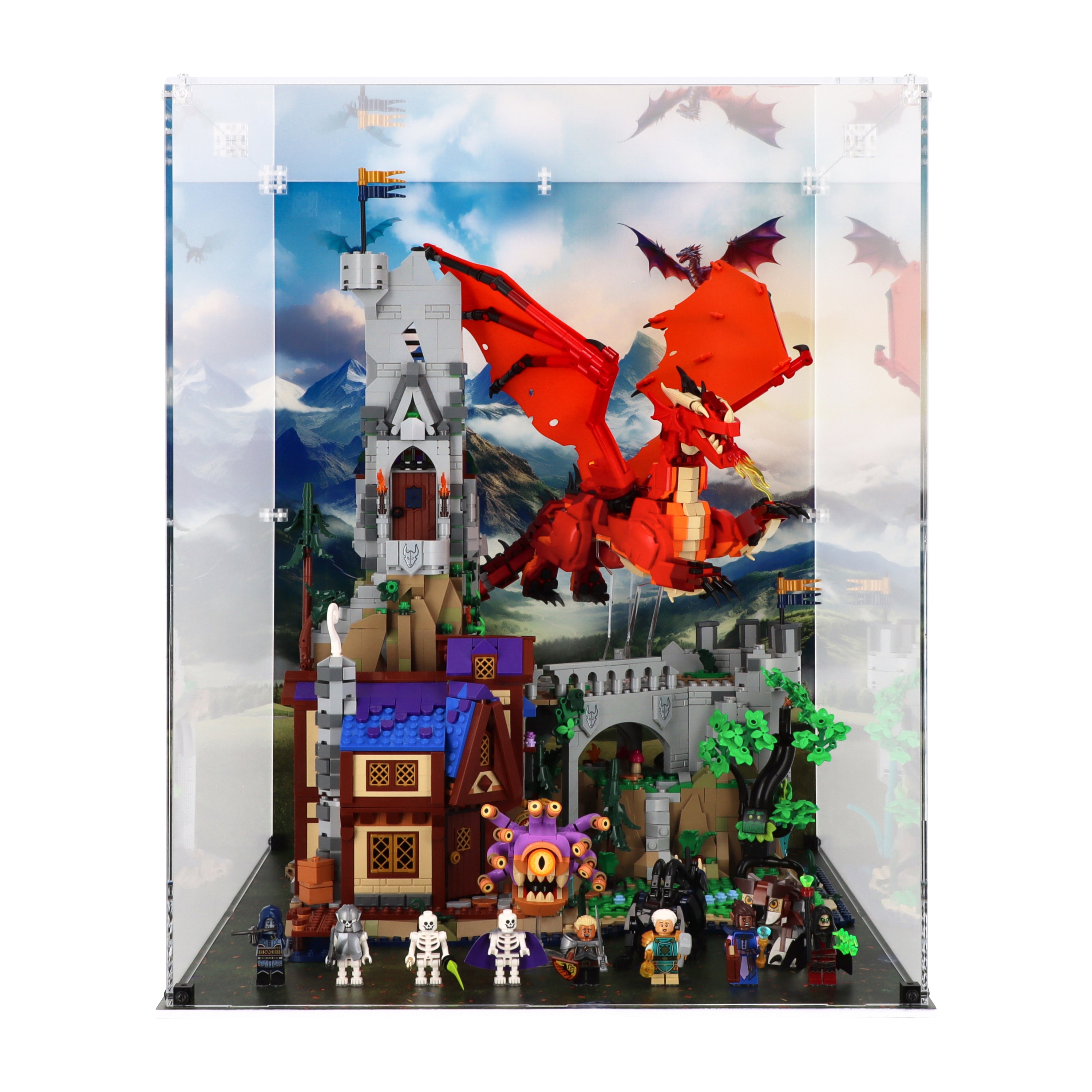 Lego 21348 Dungeons & Dragons: Red Dragon's Tale - Display Case ...