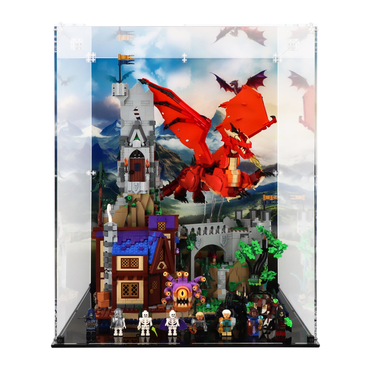 Lego 21348 Dungeons & Dragons: Red Dragon's Tale - Display Case