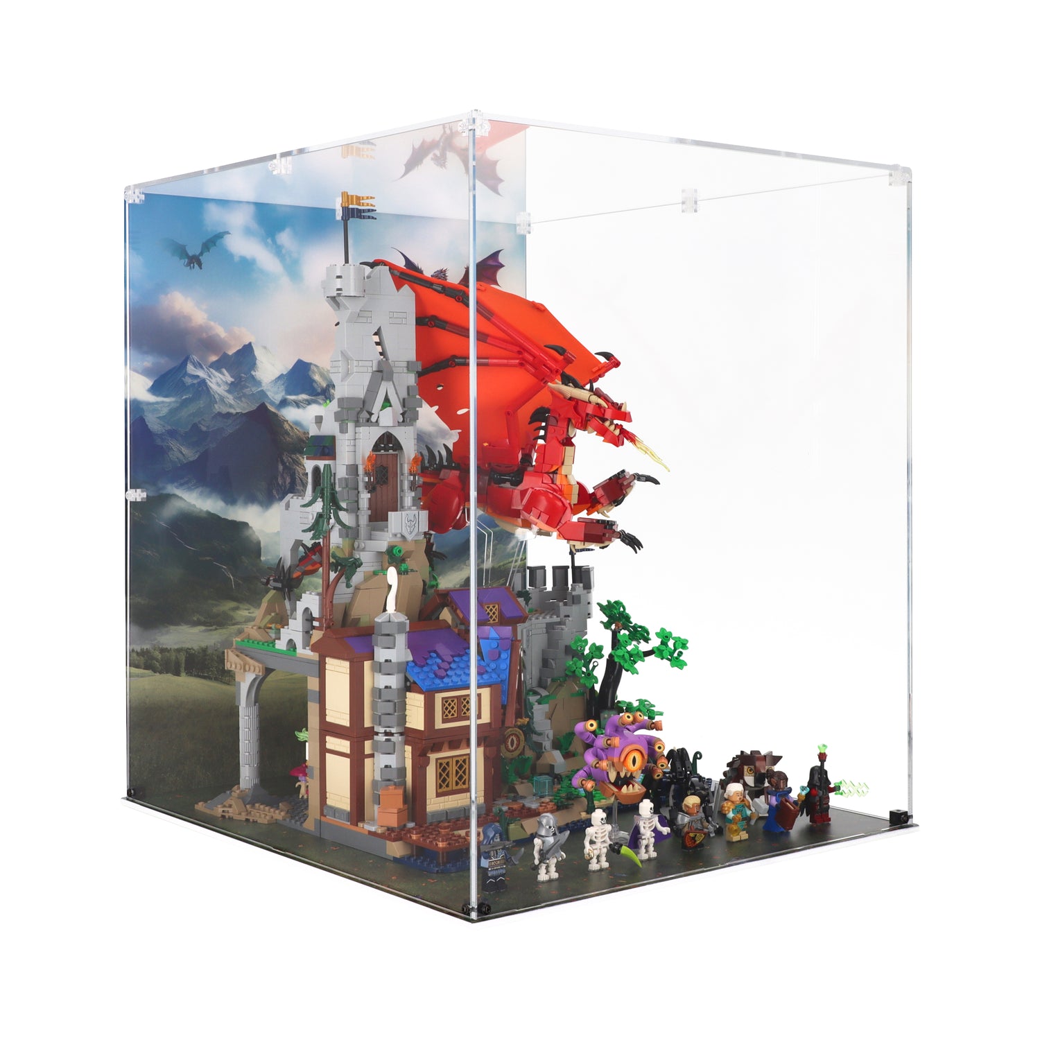 Lego 21348 Dungeons & Dragons: Red Dragon's Tale - Display Case