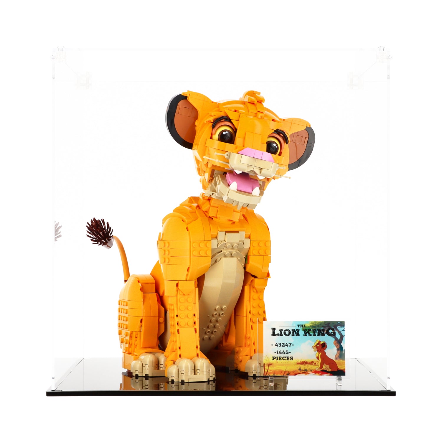 LEGO 43247 Young Simba the Lion King - Display Case