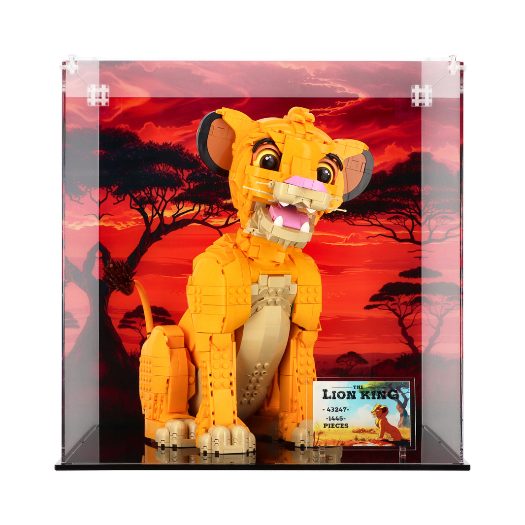 LEGO 43247 Young Simba the Lion King - Display Case – Uniquedisplay.co.uk