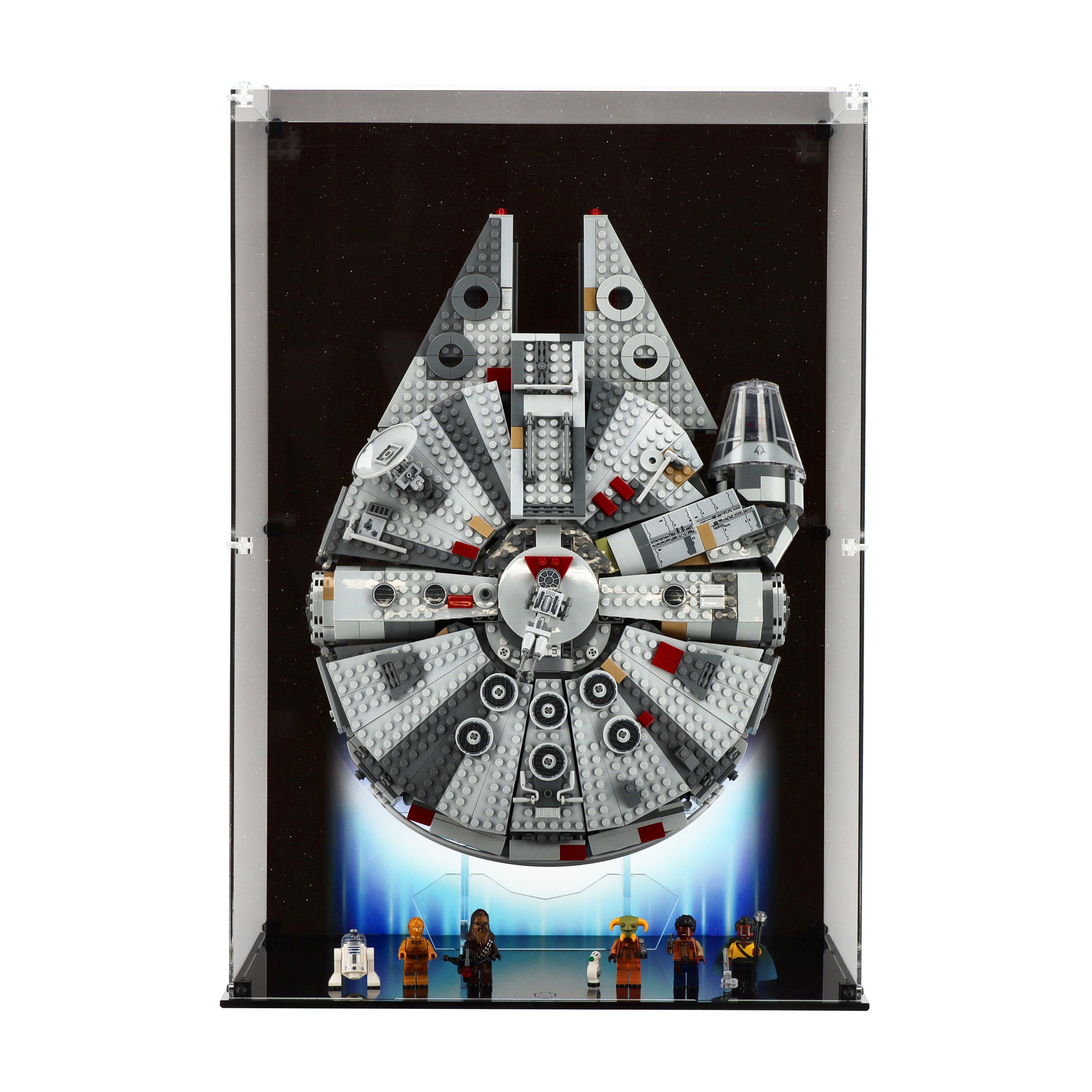 Lego 75257 Millennium Falcon - Display Case - Vertical – Uniquedisplay ...
