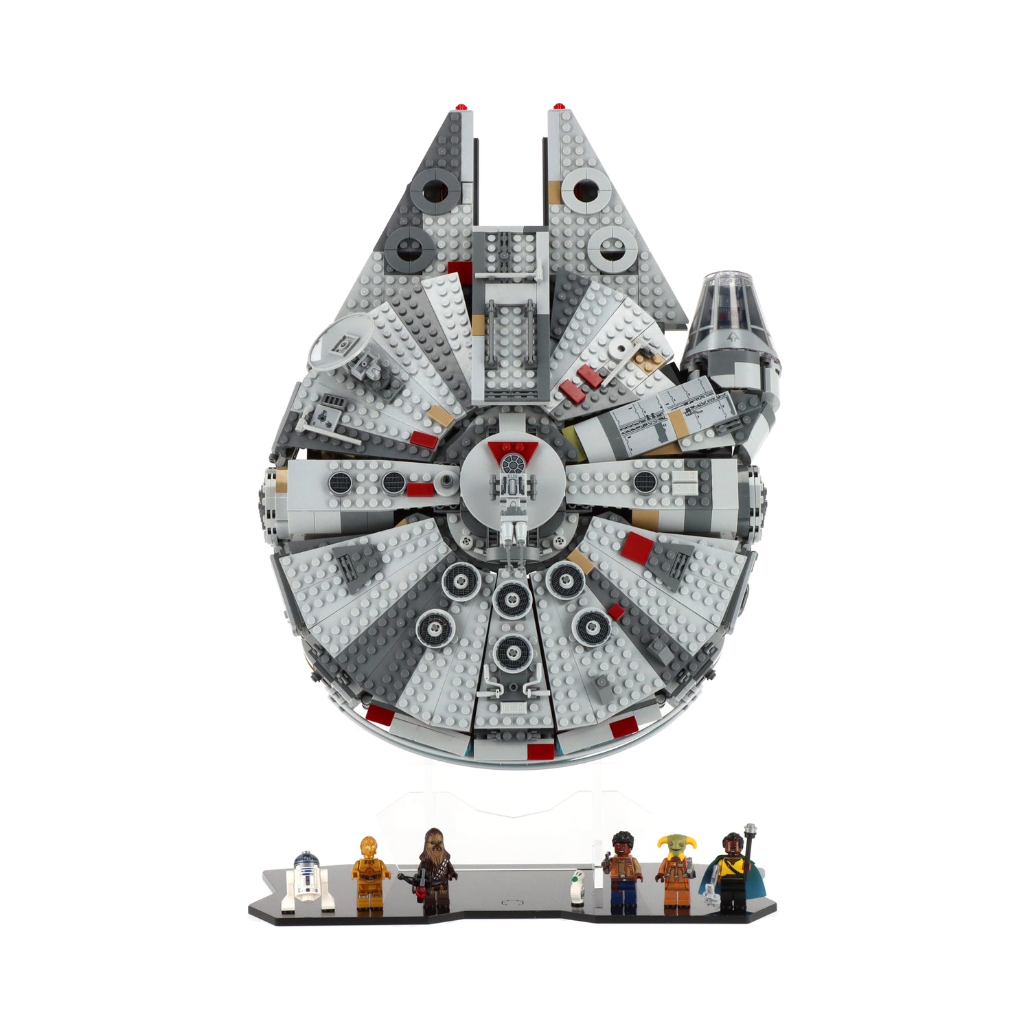 Lego 75257 Millennium Falcon - Display Stand - Vertical – Uniquedisplay ...