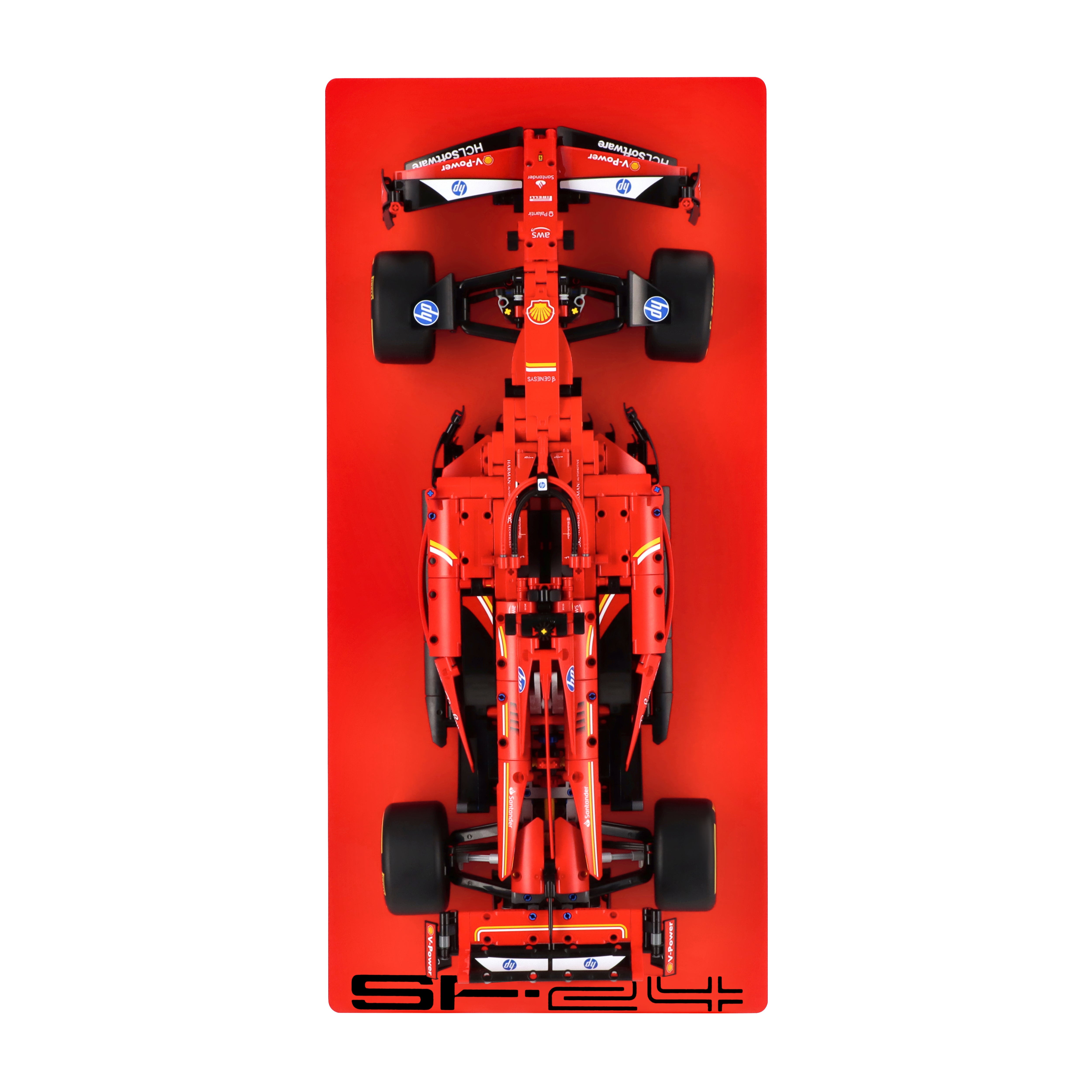 Wall display for LEGO 42207 Ferrari SF-24 F1 – Uniquedisplay.co.uk